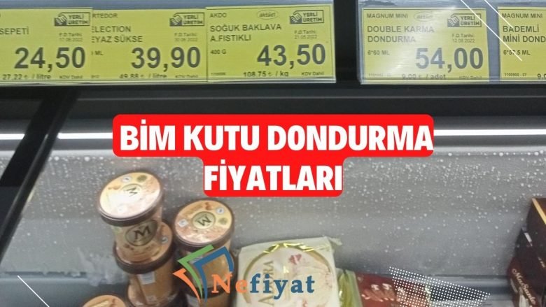 Bim Dondurma Fiyatları 2023 Güncel Fiyatlar - Nefiyat.net